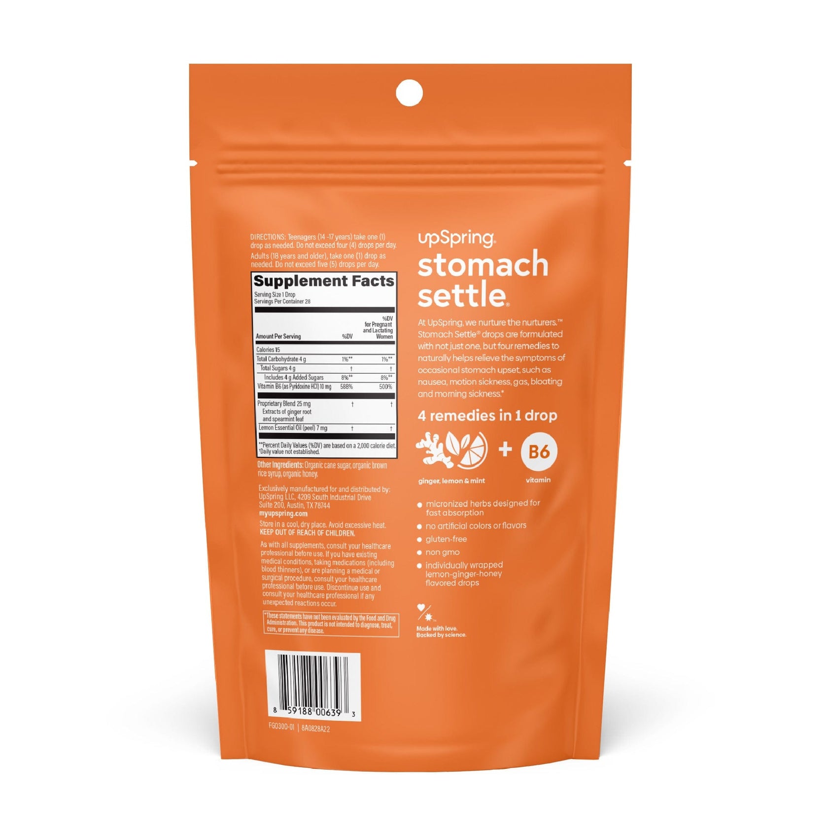 Stomach Settle Drops - Natural Relief for Upset Stomach | UpSpring
